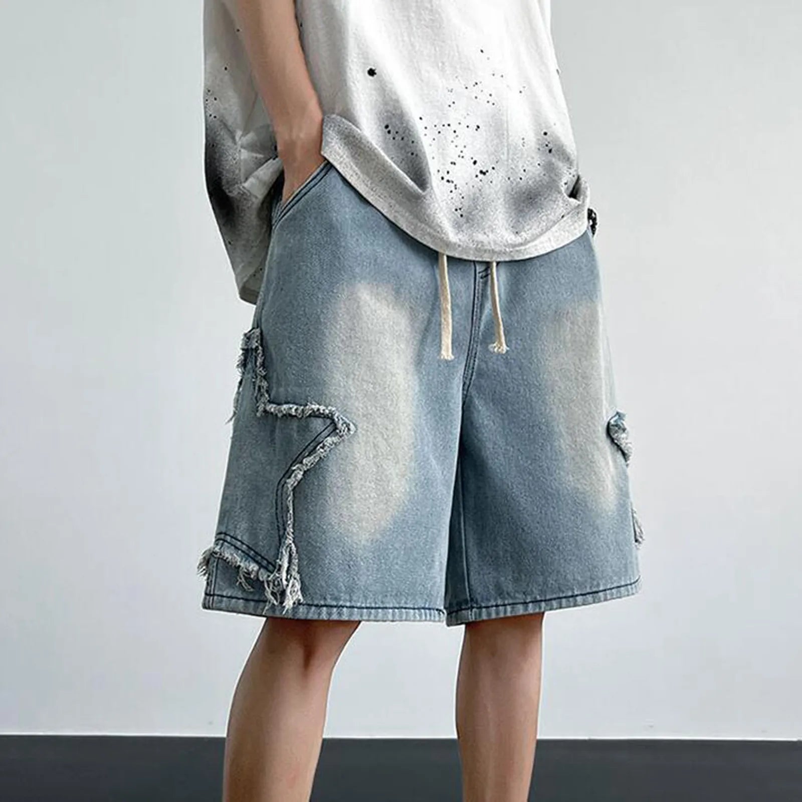 Harrison Washed Denim Shorts – Oliver Fenwick