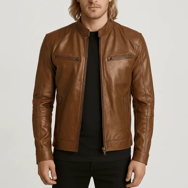 Axis Moto Leather Jacket – Oliver Fenwick